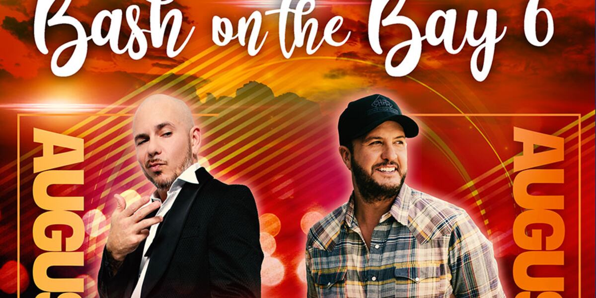 Pitbull, Luke Bryan to headline Bash on the Bay 6, tickets on sale Jan. 12 Pitbull, Luke Bryan to headline Bash on the Bay 6, tickets on sale Jan. 12